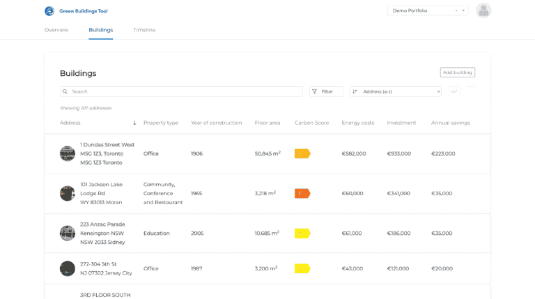 Discover our Green Buildings Tool - CFP Green Buildings