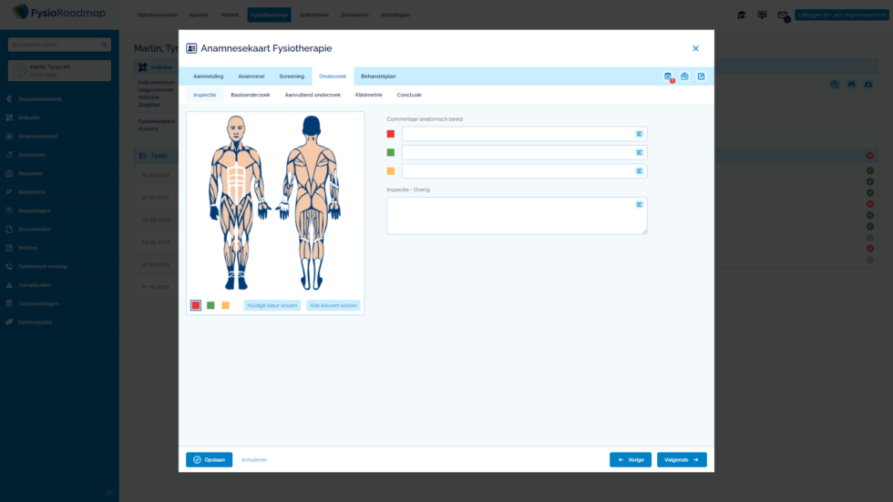 FysioRoadmap EPD software voor fysiotherapie praktijken